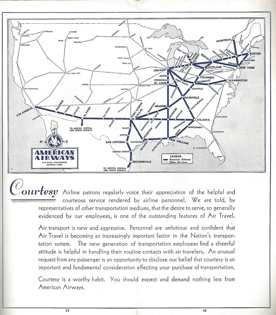 American Airlines Timetables - World Airline Historical Society