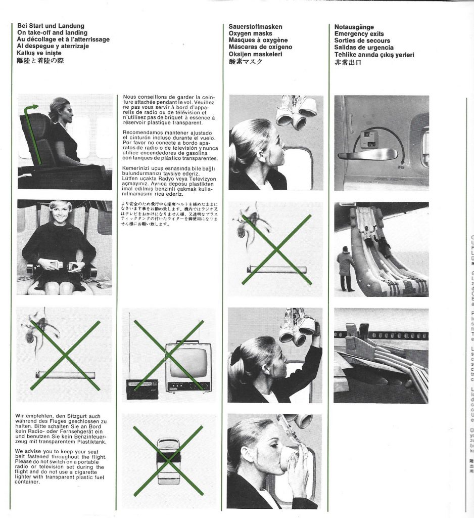 The “Queen” at 50 – Early 747 Safety Cards - World Airline Historical ...
