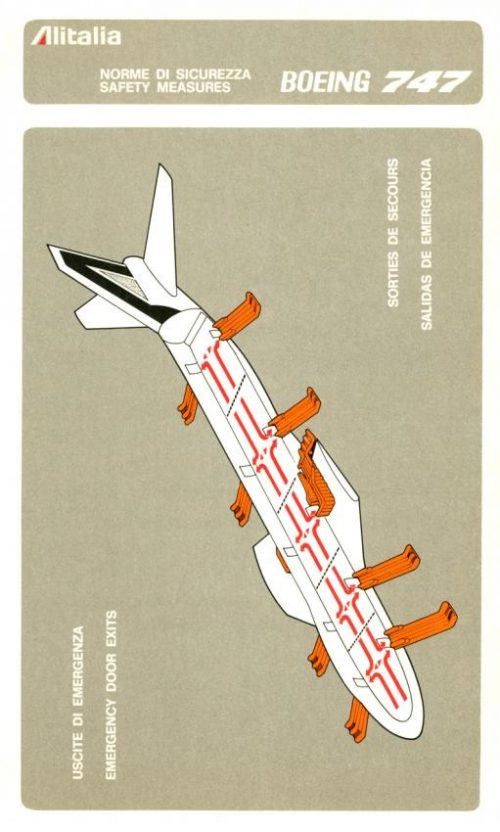 The “Queen” at 50 – Early 747 Safety Cards - World Airline Historical ...