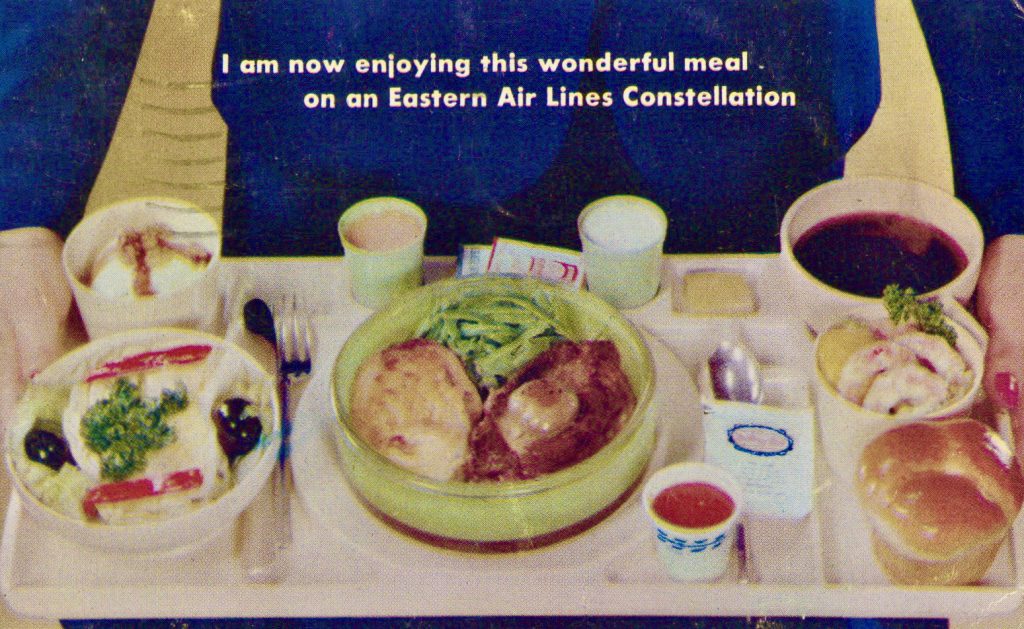 Airline Menu Postcards - World Airline Historical Society