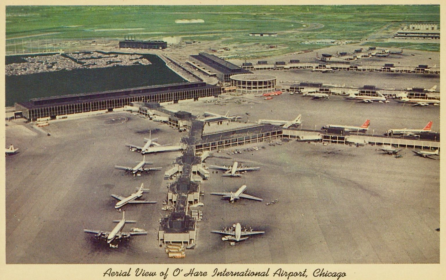Chicago O’Hare International Airport (ORD) in Postcards - World Airline ...
