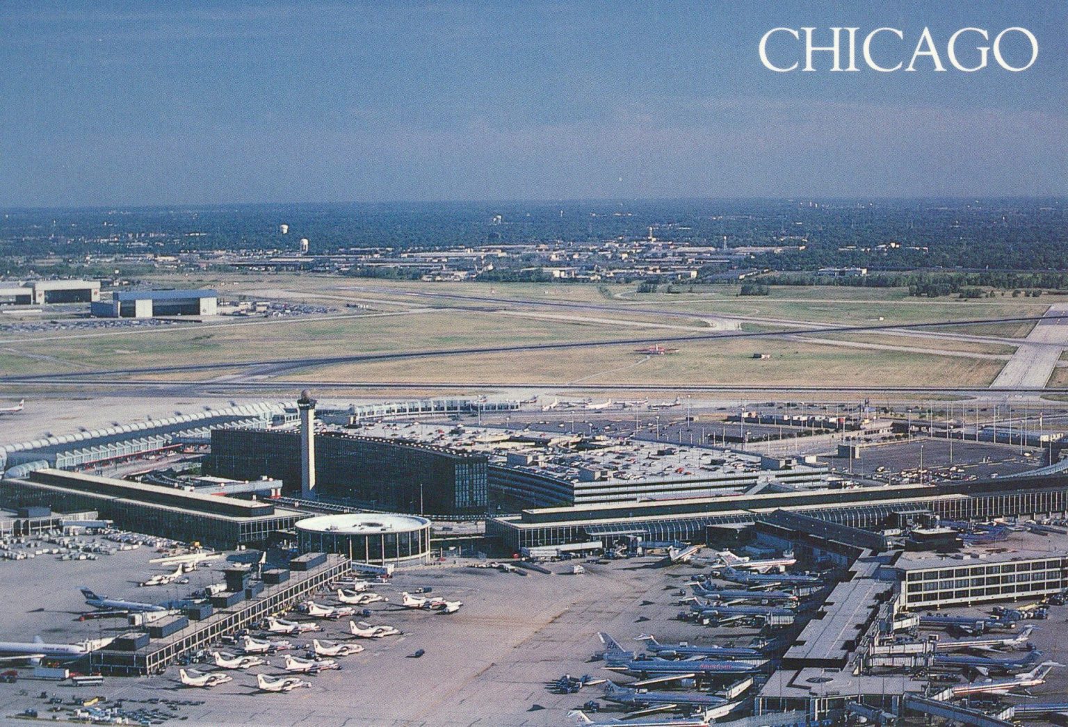 Chicago O’Hare International Airport (ORD) in Postcards - World Airline ...