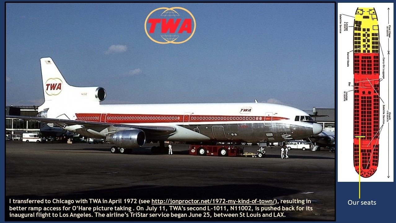 My TWA Inaugural L-1011 Flight - World Airline Historical Society